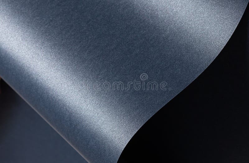 Blue Paper Background with a Smooth, Glossy Texture and Pearlescent ...