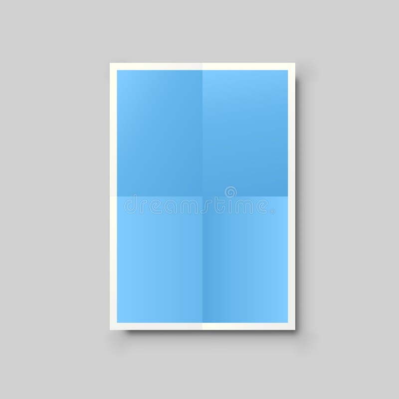 Blue paper list stock vector. Illustration of document - 74415049