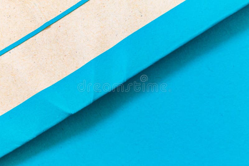 Blue Paper Notepad on Blue Background Stock Photo - Image of office ...