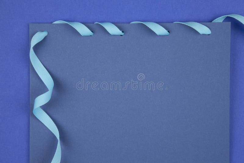 Blue ribbon banner stock photo. Image of decoration, cardboard - 23778376