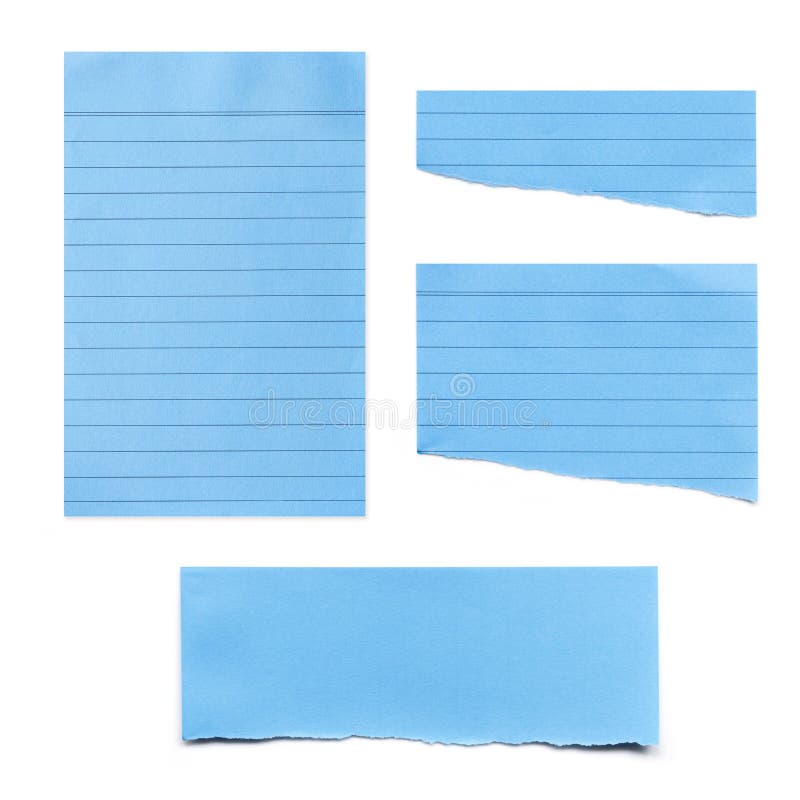 Torn Blue Paper with White Strip Stock Photo - Image of copy, halves ...