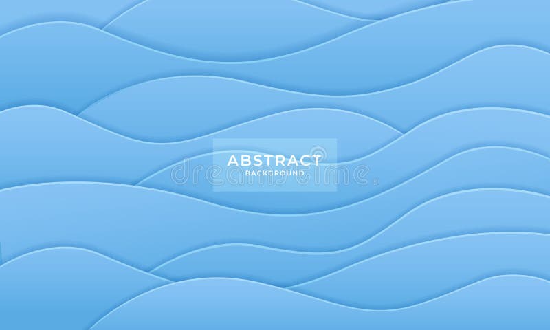 Blue Papercut Abstract Empty Background Design for Many Purpose Stock ...
