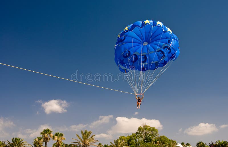 Blue Parachute Picture. Image: 5372216