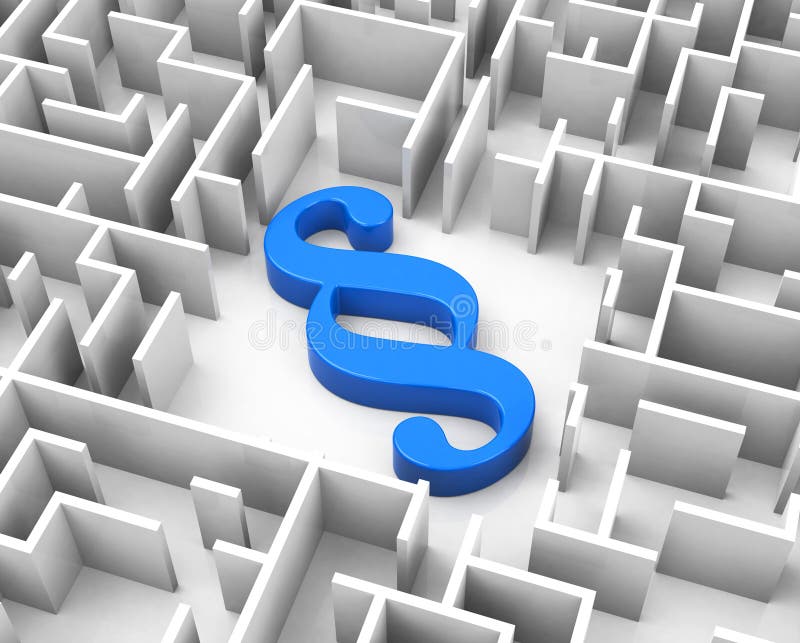 The blue paragraph stock illustration. Illustration of legality - 49770452