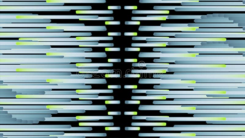 Blue Parallel Lines . Design. Bright Turquoise Rays in Animation that ...