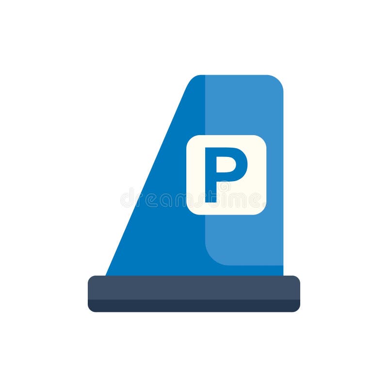 Blue Parking Sign Indicating Parking is Allowed Stock Illustration ...