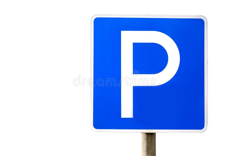 Blue Parking Sign stock photo. Image of notice, sign, public - 733070