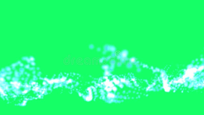 Blue Particle on Green Screen Stock Video - Video of refraction ...