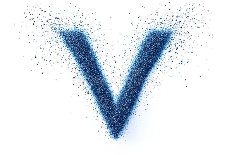 Blue Particle Number 64: Abstract Digital Design, Futuristic Technology ...