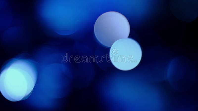Blue Particles. Background Bokeh Blur Stock Footage - Video of abstract ...