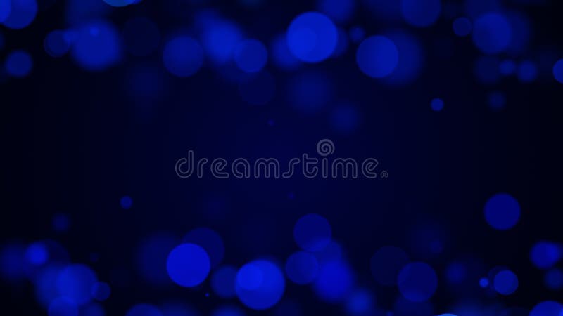 Blue Particles Background with Empty Space for Text in the Middle Stock ...