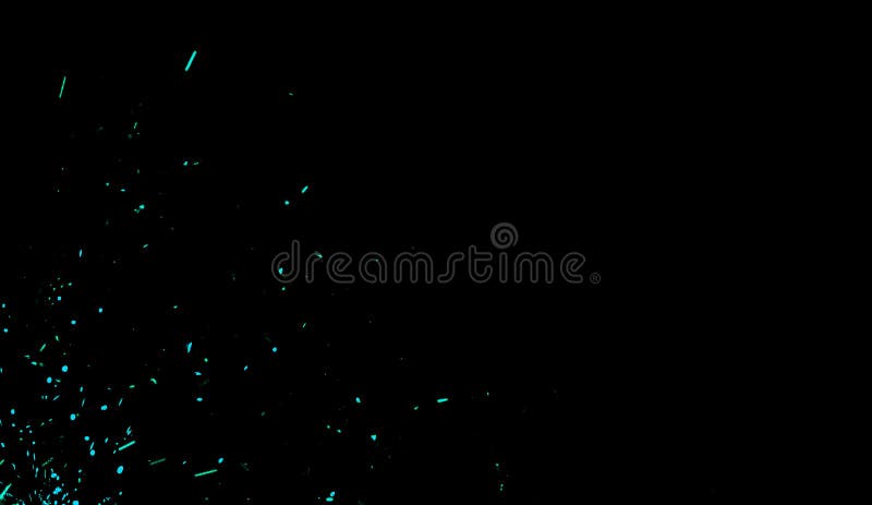Blue Particles Sparkle Spray Debris. Overlays Background . Design ...