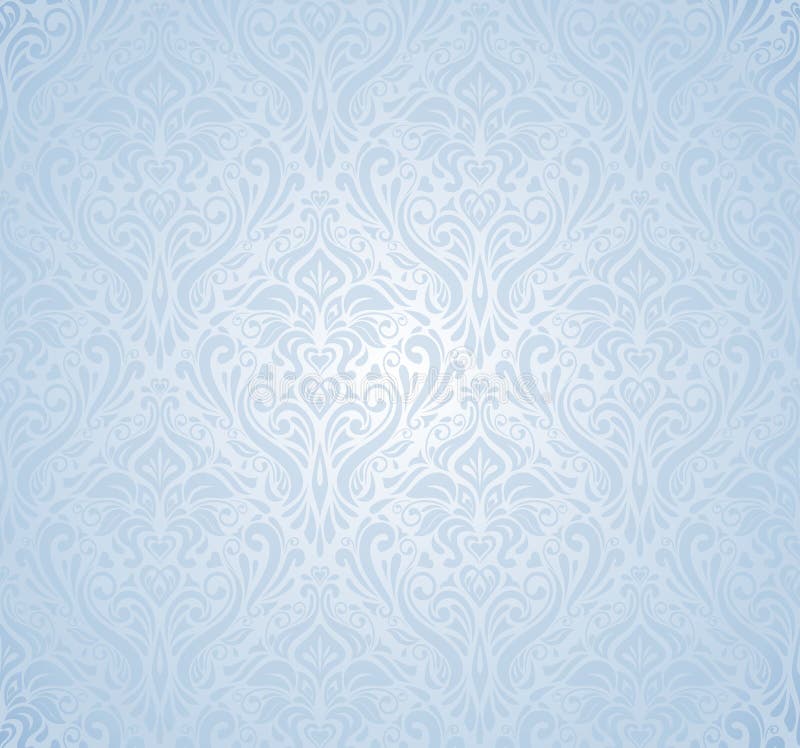 Blue Pattern Decorative Background Design Stock Vector - Illustration ...