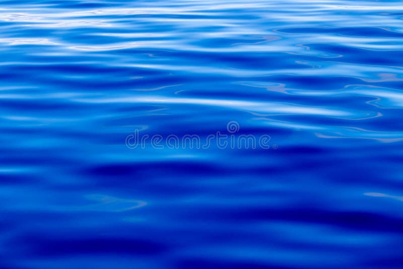Blue Pattern, Waves of the Ocean, Calm Sea, Nature Details Stock Image ...