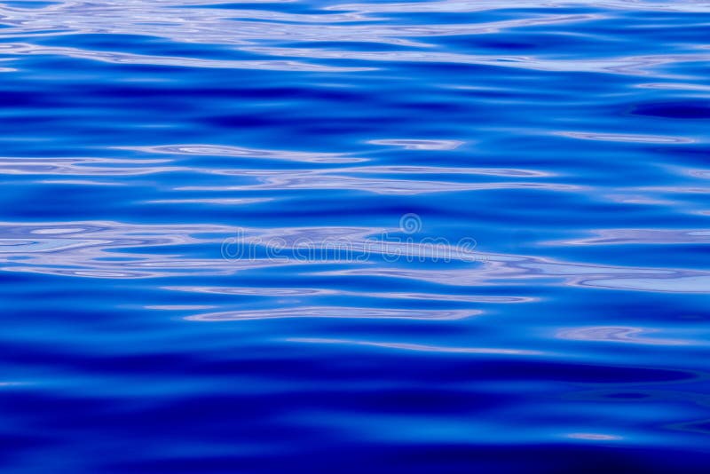 Blue Pattern, Waves of the Ocean, Calm Sea, Nature Details Stock Photo ...