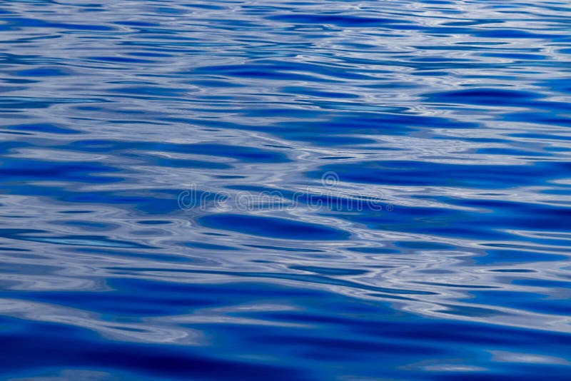 Blue Pattern, Waves of the Ocean, Calm Sea, Nature Details Stock Photo ...