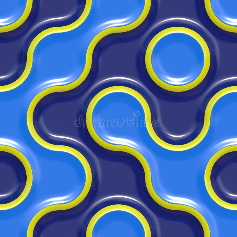 Blue, Pattern, Yellow, Circle Stock Photo - Image of design, pattern ...