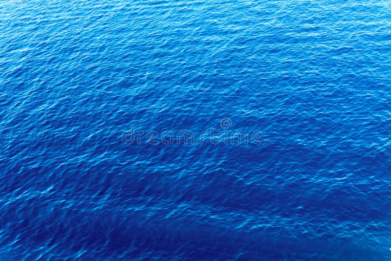 Blue Blue Patterned Sea Surface, Top View Stock Photo - Image of marine ...