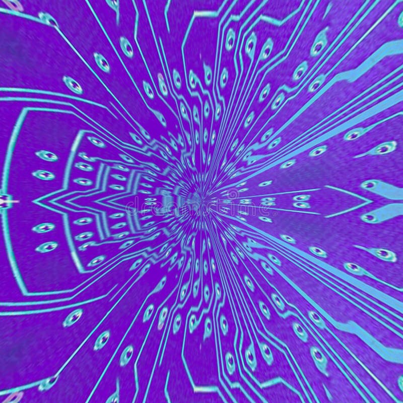 Blue PCB Electronics Future Abstract Background Stock Image - Image of ...