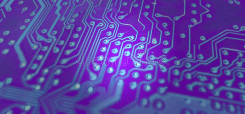 Blue PCB Electronics Future Abstract Background Stock Image - Image of ...