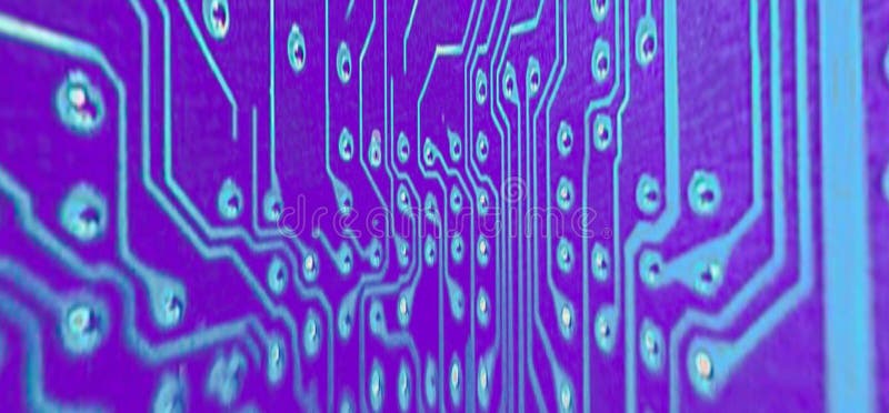 Blue PCB Electronics Future Abstract Background Stock Illustration ...