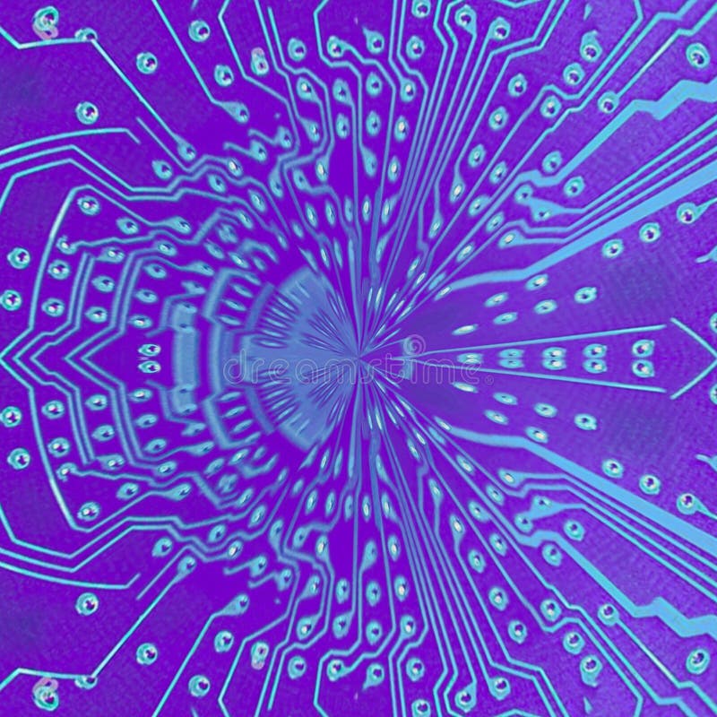 Blue PCB Electronics Future Abstract Background Stock Photo - Image of ...