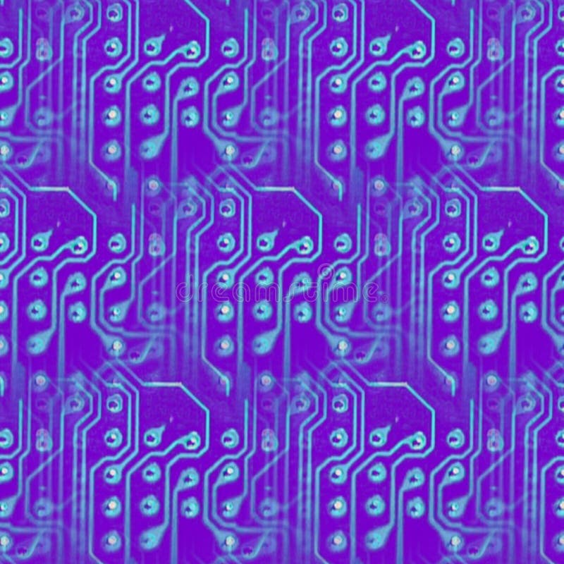 Blue PCB Electronics Future Abstract Background Stock Image - Image of ...
