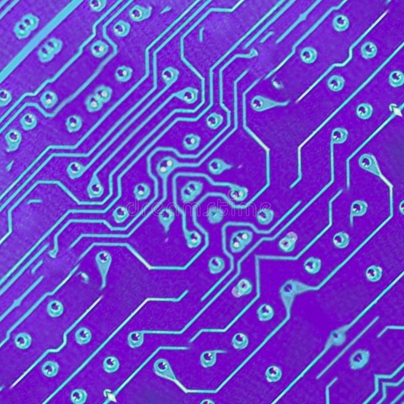 Blue PCB Electronics Future Abstract Background Stock Image - Image of ...