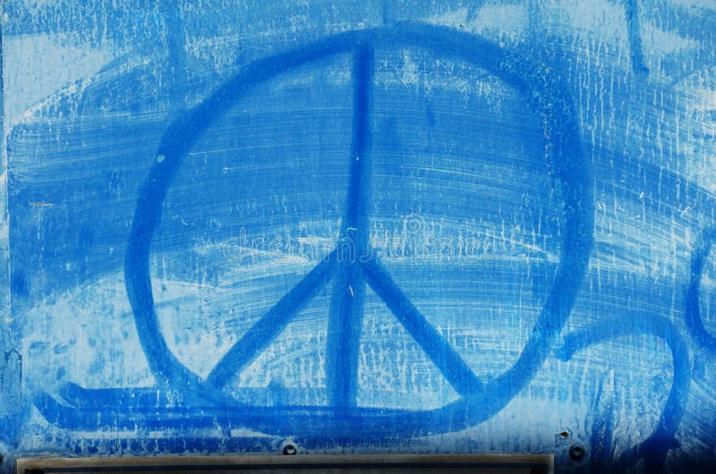 Blue Peace stock photo. Image of blue, grunge, hope, brushed - 20867068