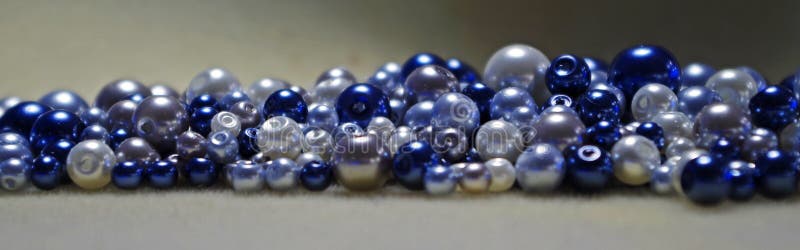 Blue pearls stock photo. Image of macro, pearl, glossy - 47162424