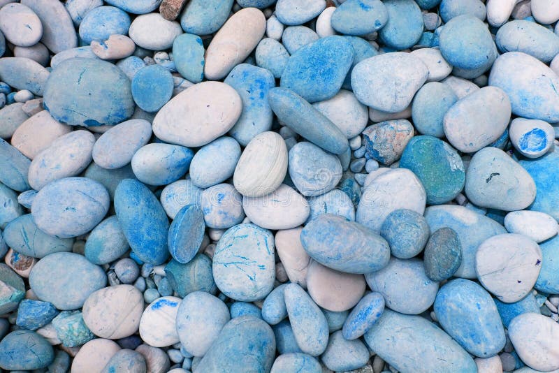 Blue pebbles stock photo. Image of nature, material, barren - 3004604
