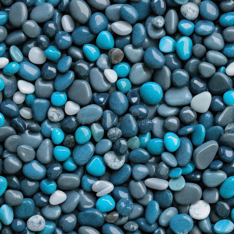 Blue Pebbles for Background. Stone Texture Stock Illustration ...