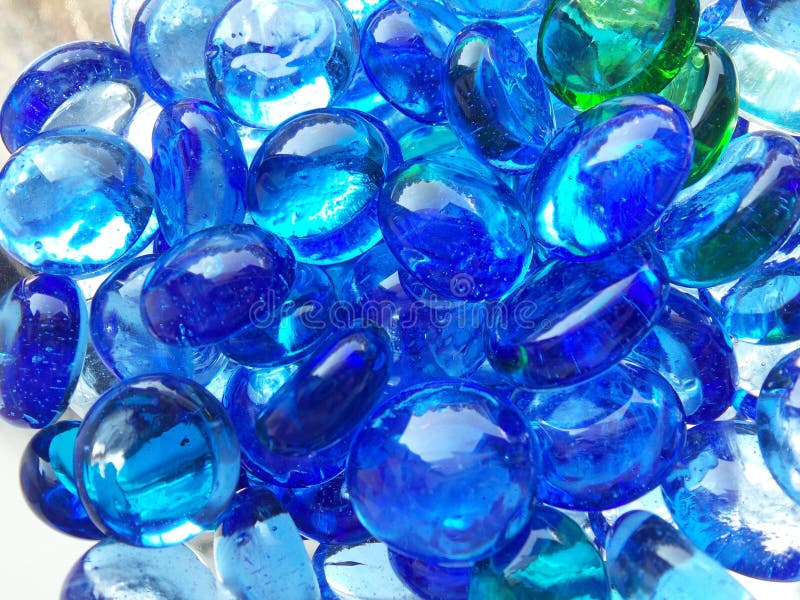 Blue pebbles stock photo. Image of pebbles, shiny, glass - 43467020