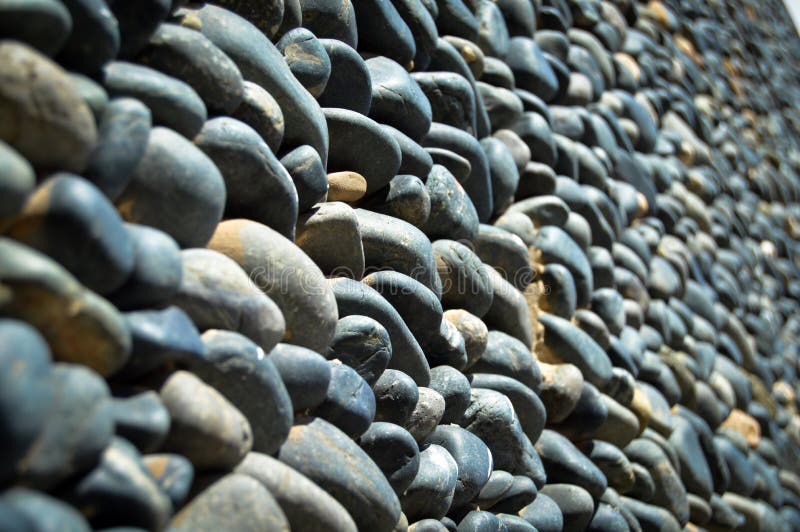 Blue Pebbles Texture Background, Decorative Small Stones Texture Stock ...