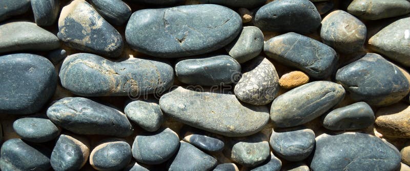 Blue Pebbles Texture Background, Decorative Small Stones Texture Stock ...