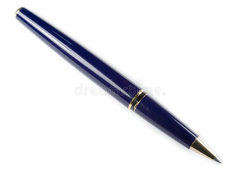 Pen isolated on white stock photo. Image of tool, macro - 8923564