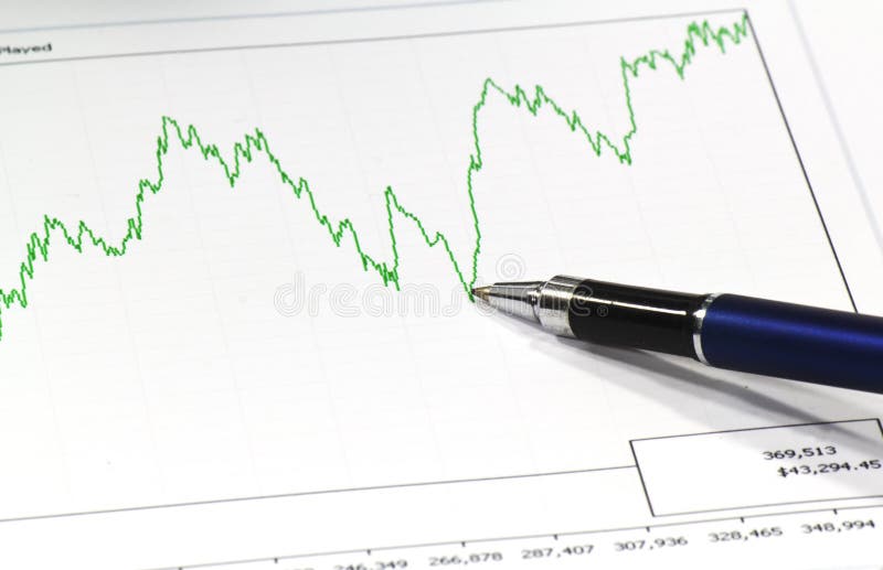 Analysing a Chart stock image. Image of graph, data, finance - 9688143