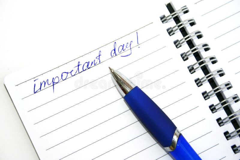 Blue pen and note book stock photo. Image of clipping - 5997578