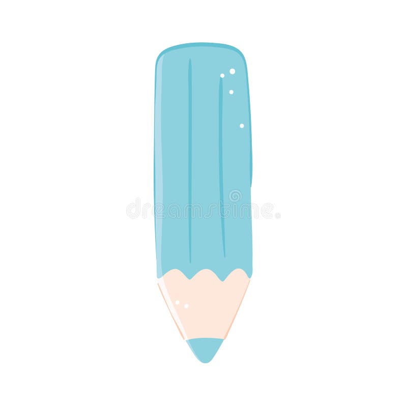 Blue pencil color stock vector. Illustration of colorful - 225139139 Blue pencil color stock vector. Illustration of colorful - 225139139