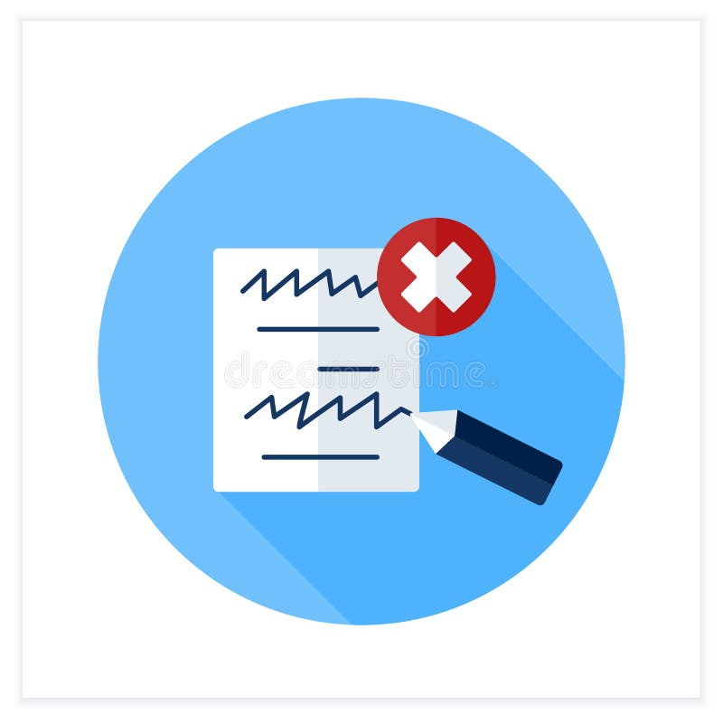 Blue pencil flat icon stock vector. Illustration of change - 249883734