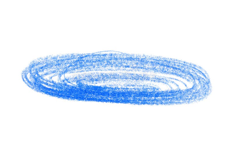 Blue Pencil Scribble on White Background Stock Photo - Image of blue ...