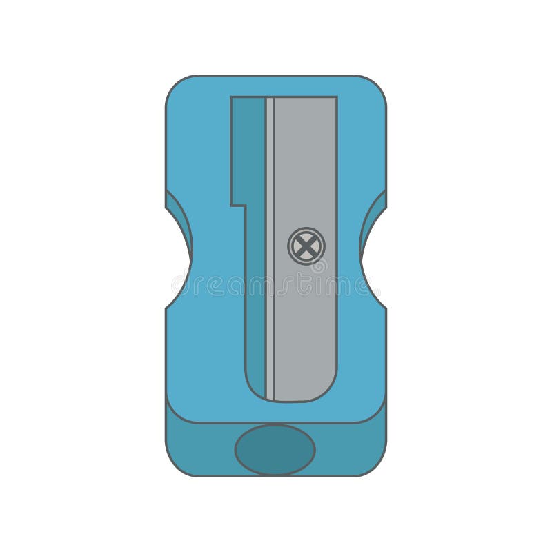 Blue Pencil Sharpener for Art. Stock Vector - Illustration of device ...