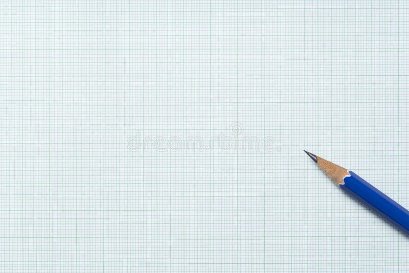 Blue Pencils on Graph Paper, Research and Education Concept Stock Photo ...