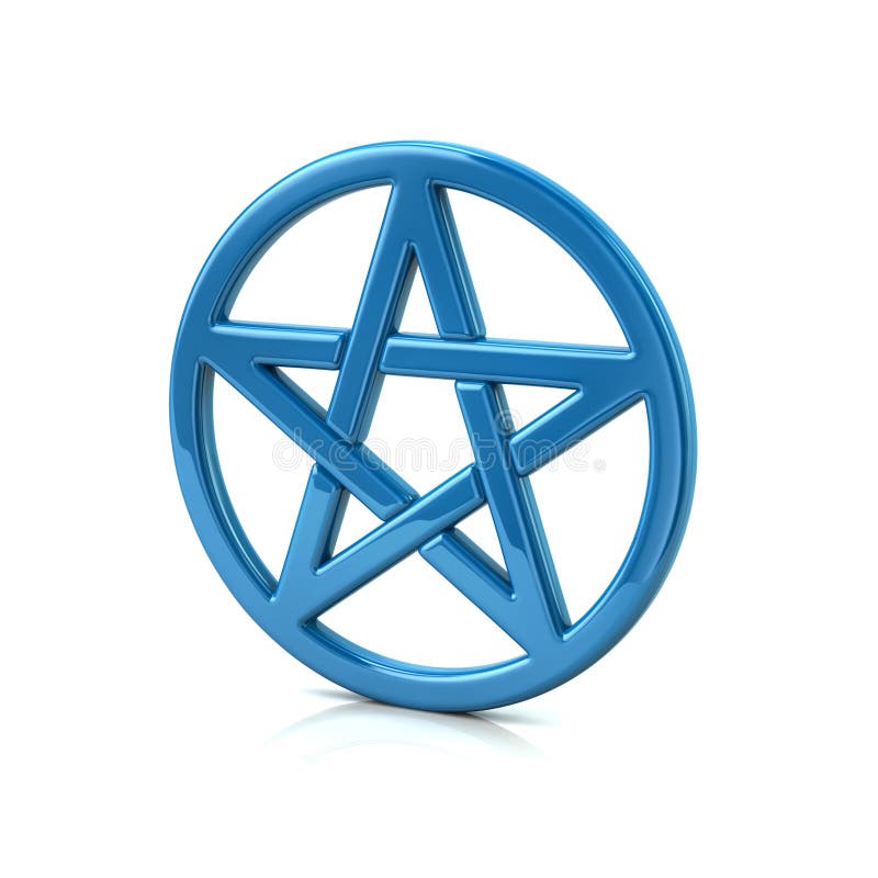 Pentacle on Red Decoration Isolated Stock Vector - Illustration of rays ...