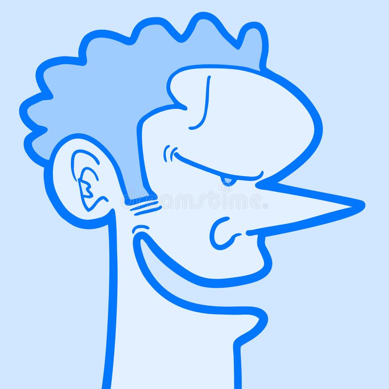 Blue people stock vector. Illustration of blond, sticker - 37352306