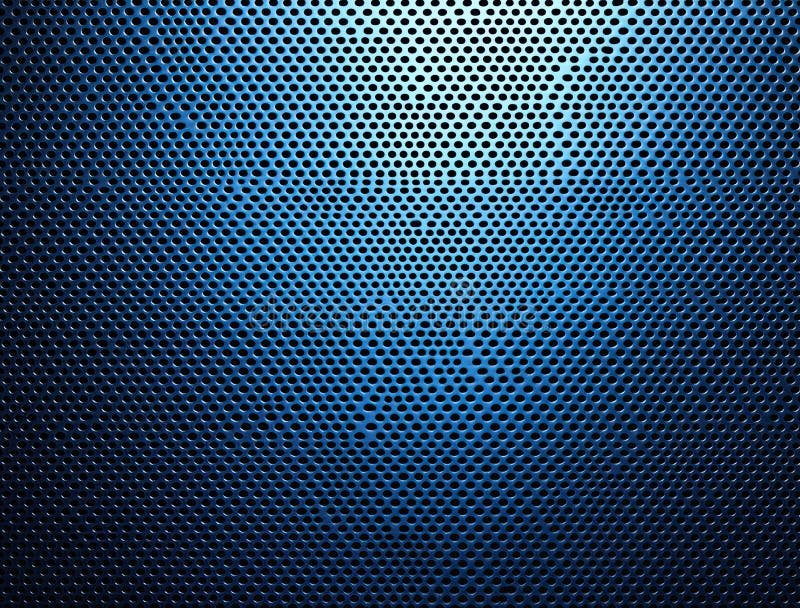 Blue Perforated Metal Texture Stock Illustration - Illustration of ...