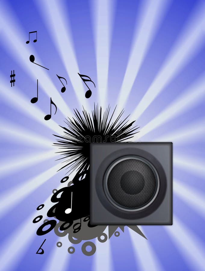 Music burst stock vector. Illustration of silhouette, disco - 2209251