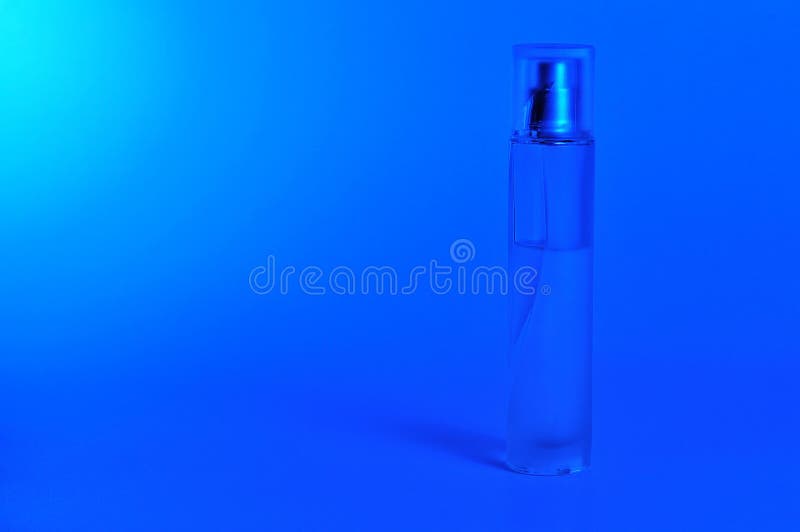 Blue perfume stock image. Image of smell, perfume, cylinder - 12384833