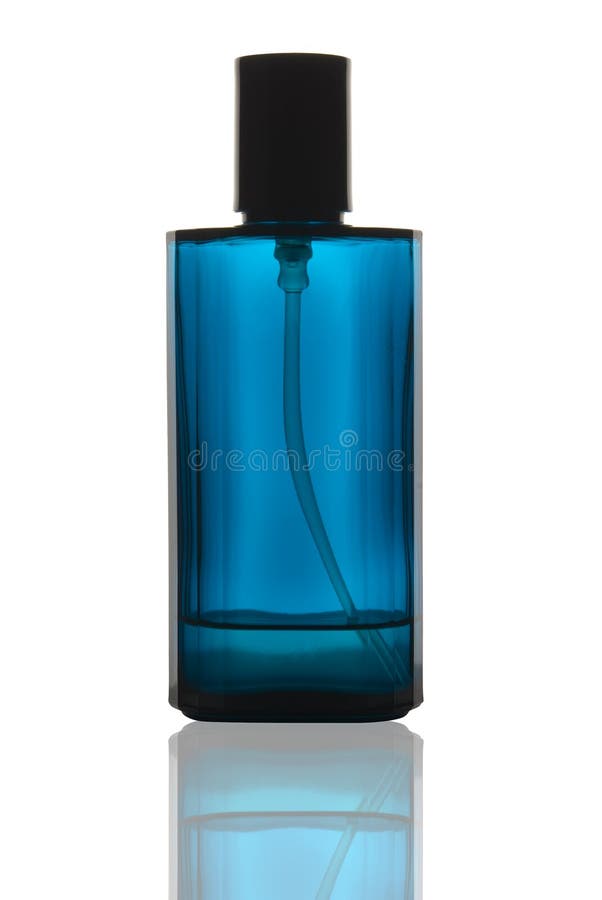 Aqua blue perfume bottle stock photo. Image of liquid - 17896944