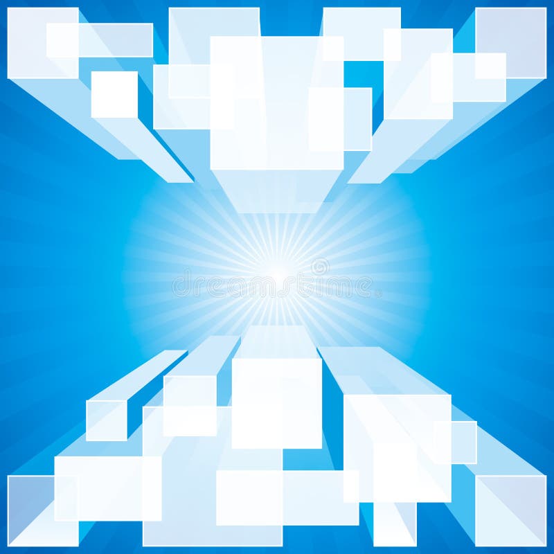 Perspective Blue stock vector. Illustration of futuristic - 31736066